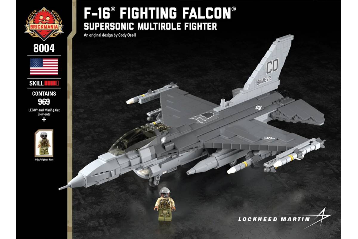 Brickmania F-16® Fighting Falcon® - Supersonic Multirole Fighter ...