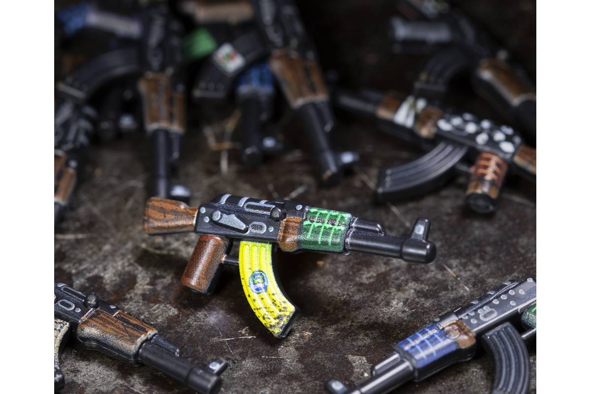 AKM Battlefield Pickup - Perfect Caliber - оружие Брикармс для военных ...