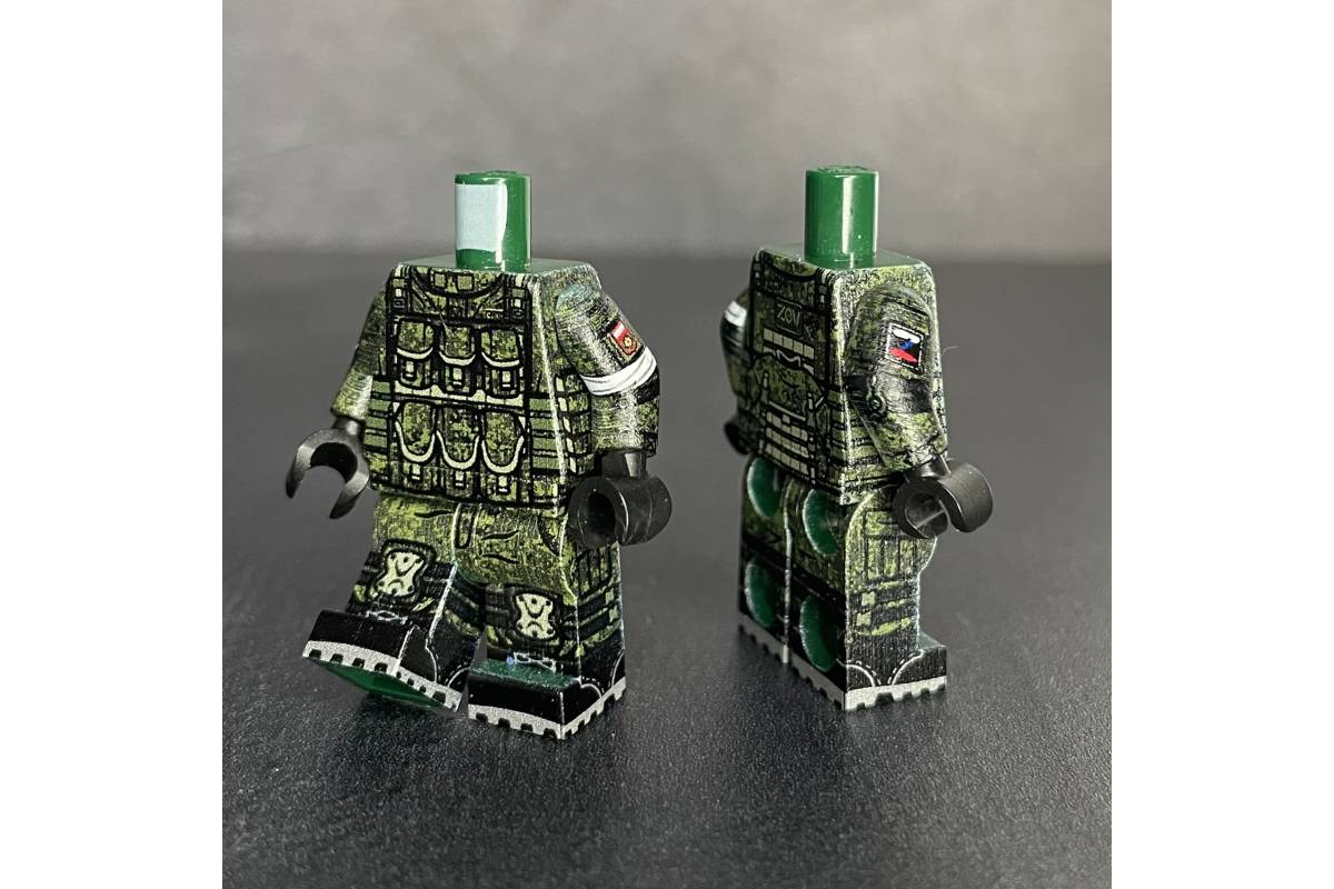 Форма Ратник Цифра - Патч Z (Триколор) - минифигурки Лего Lego военных ...