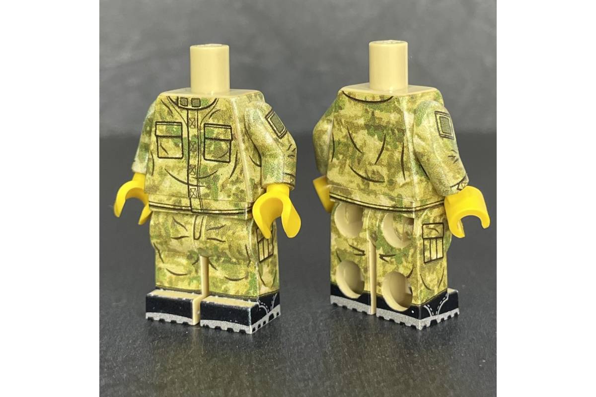 Камуфляж Мох Минифигурка кастомное Лего Lego Невабрик