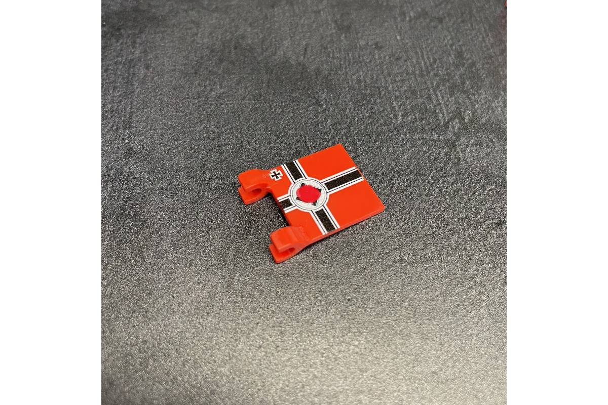 Kriegsmarine | The Third Reich Flag - custom printed Lego parts | Nevabrick