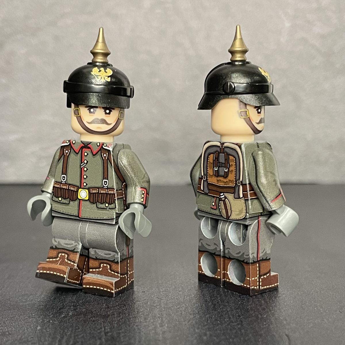 German Infantry v2 | WW1 - custom printed Lego military minifigures ...