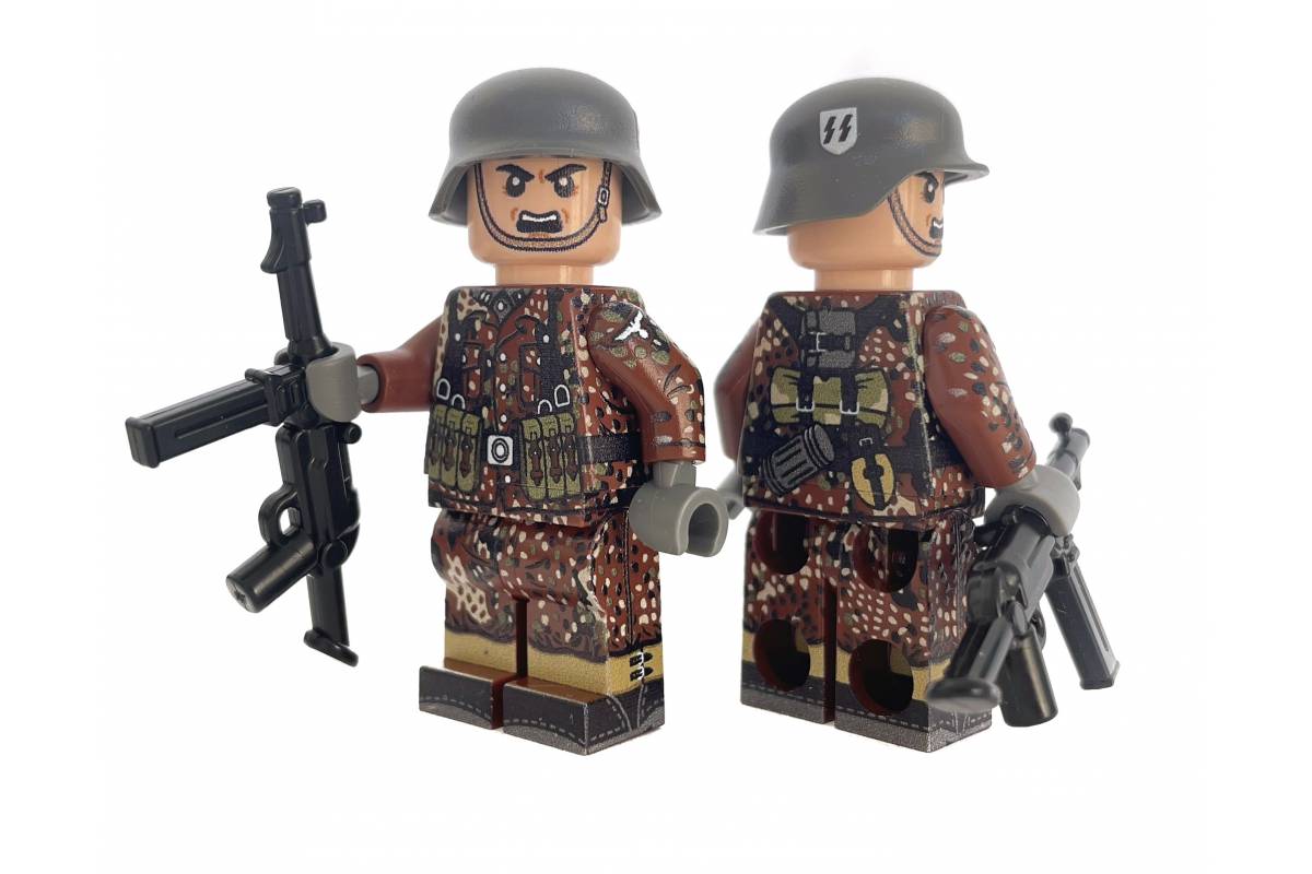 Немецкий Солдат SS Dot 44 с MP40 - custom printed Lego military ...