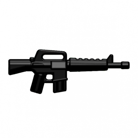 M16 black - Brickarms weapons for Lego military minifigures | Nevabrick
