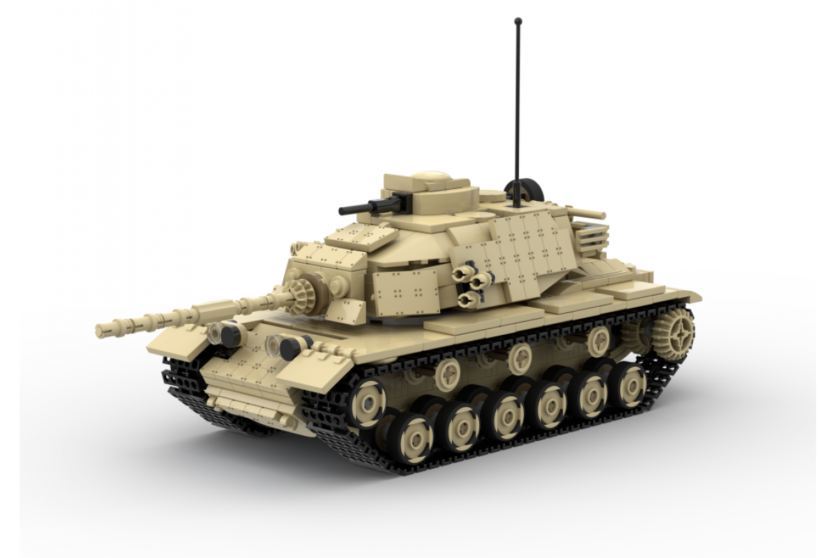 M60A1 Rise - US main battle tank - custom building Lego kits ...