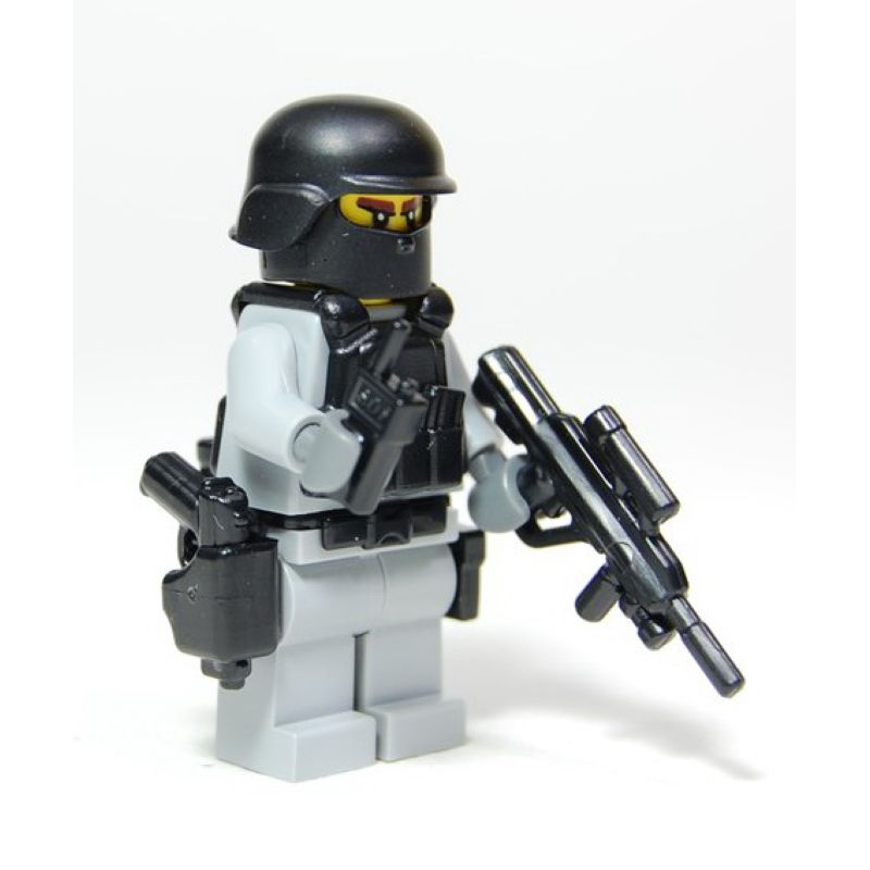 Anti-terrorist minifigure v1.0 - custom Lego minifigures | Nevabrick