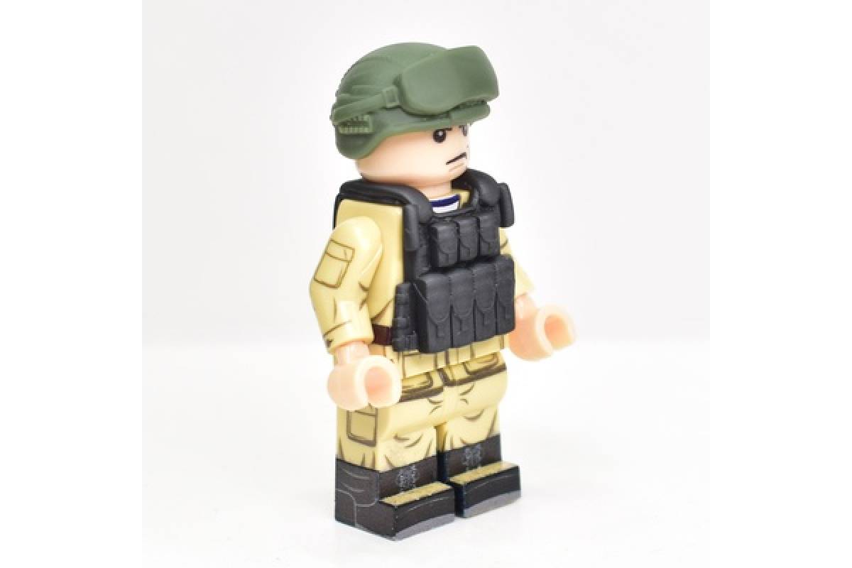 Vests 6B45 "Ratnik", lowered collar, black, pouches. - custom printed ...