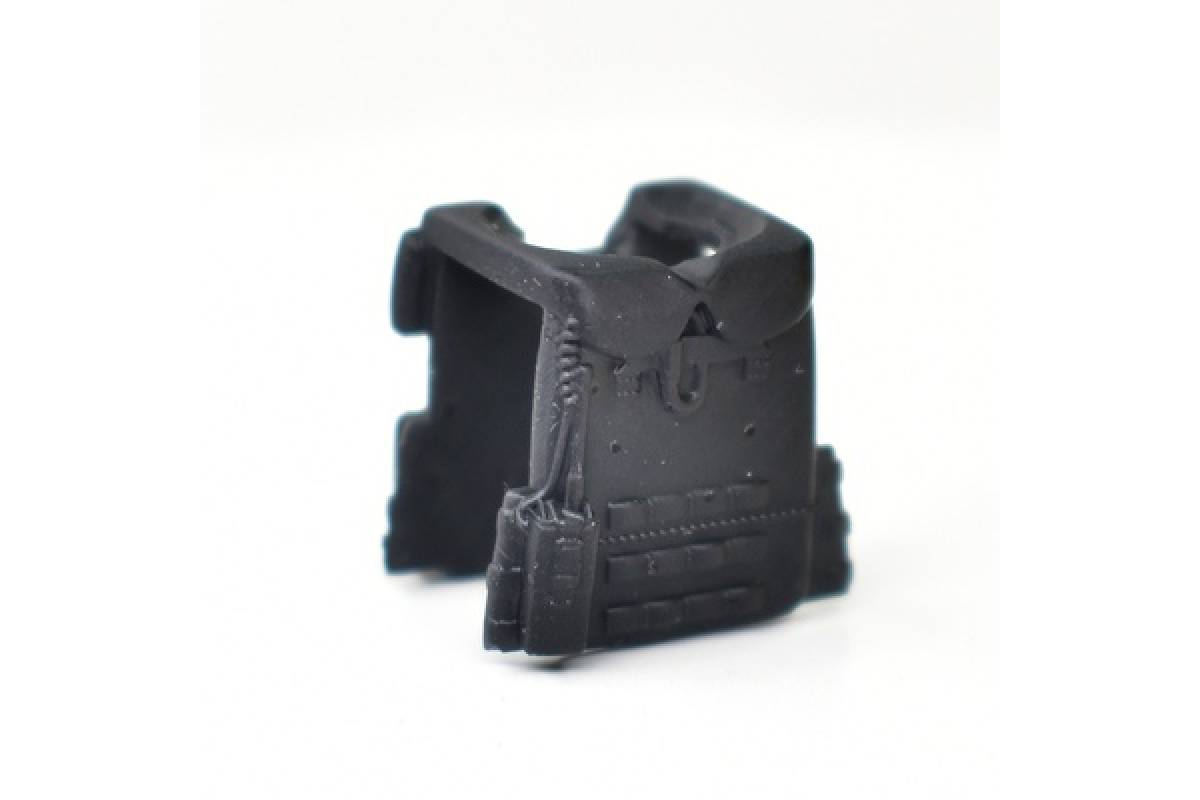 Vests Ratnik "machine gunner" lowered collar. black - custom printed ...