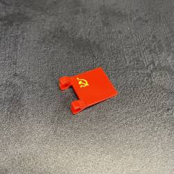 Soviet Flag | Lenin - modified tile 2x2 custom printed Lego parts ...
